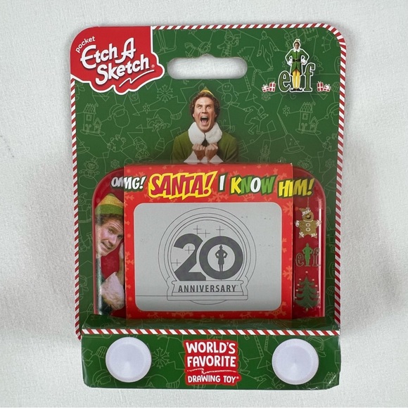 Warner Bros. | Other | Buddy The Elf 223 Mini Pocket Etch A Sketch 20th ...